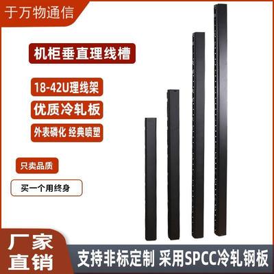金属19英寸标准1U机柜理线架机架理线器24口网络机柜过线架800宽