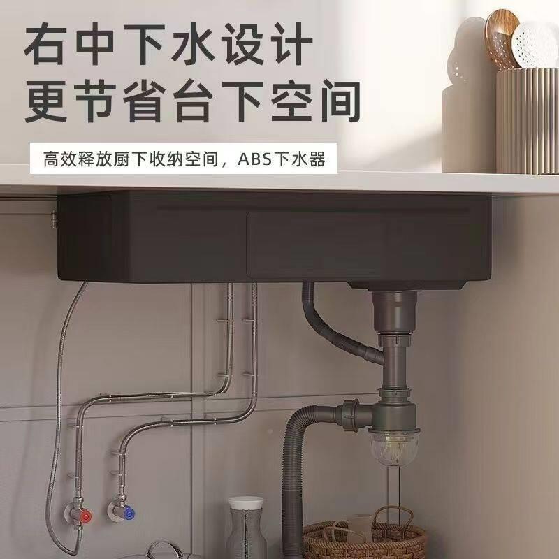 蜂压188碗纹窝纳3米04不锈钢加厚厨房家用水槽大槽洗洗菜池