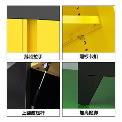 地车位储物柜室地下车库储物柜渔具收纳柜具工柜YC0315地下库防潮