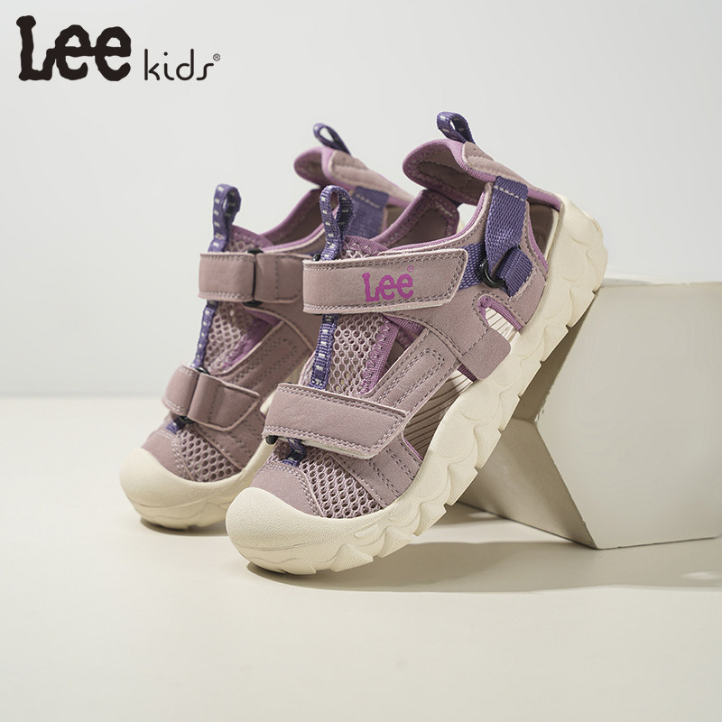 Lee Kids儿童女童凉鞋男童溯溪鞋夏季新款透气女孩户外涉水沙滩鞋
