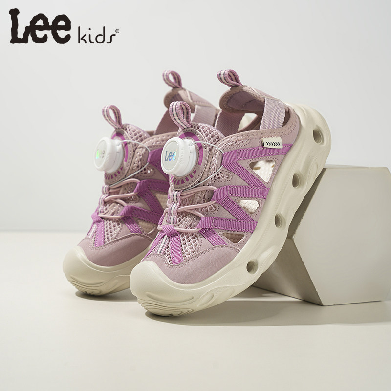 Lee kids童鞋凉鞋女童夏儿童透气运动溯溪鞋中大童涉水男童沙滩鞋