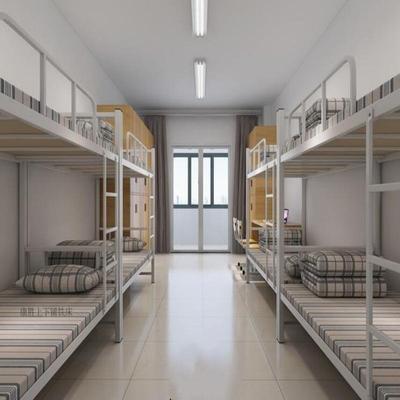 床加厚加粗二层床舍床铁铁架子步040211梯双宿层员工床上下铺铁床