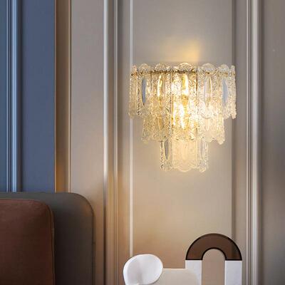 法式创意壁灯卧室床灯现轻代简约客厅餐厅头奢23153走廊过道背景