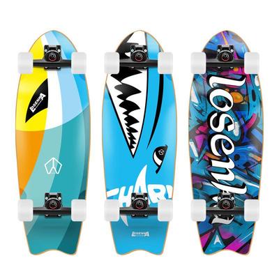 陆地冲浪板刷街巡航板CX4滑雪初学者冲浪练习陆地冲浪板10*32inch