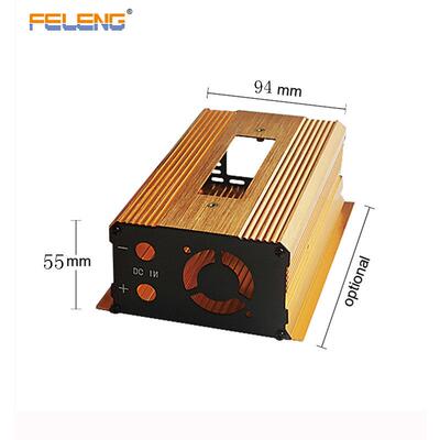 广州工厂180*94*55mm数显外壳数控加工机箱工业仪表电源铝外壳