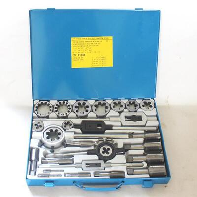 6IMPA32202丝锥组牙套板装五金工具手用丝攻JGT扳手板牙绞手公制