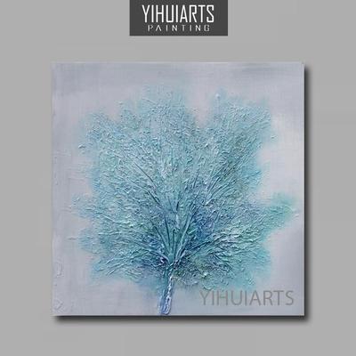 YIHUIARTS纯手绘林木景观装饰挂画客厅沙发阳台背景装饰油画