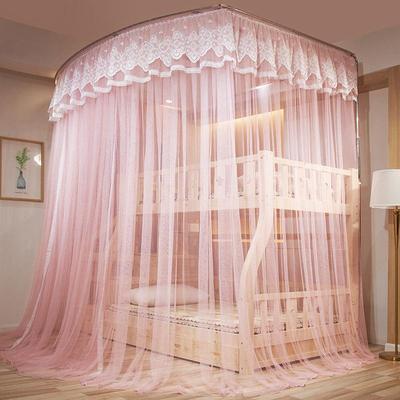 子母蚊帐上下双层床铺梯伸缩床支架形学生儿童高低床厂FLX11512家