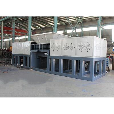 双轴秸稻草碎机建垃秆圾撕撕碎筑机180LQH0型口径破碎机