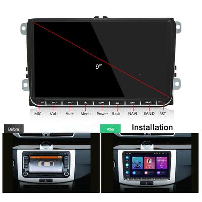 适用9于体大众汽车寸中控大屏有/无线Crpl670ay车载安卓导航仪一a