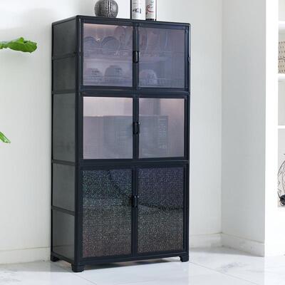 铝合金柜碗农放柜厨房村橱柜储NQD物收纳柜子纱窗透气剩菜柜厂家