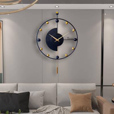 现代钟约时尚厅挂高端创意网红新款简摇客摆钟轻奢GZ202400新款静