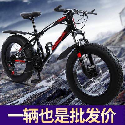 厂家供应2雪寸双碟40.0宽轮胎地沙滩车户外00869男女骑行越野刹自