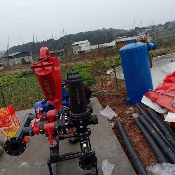 农水田灌溉寸3429992寸叠过滤器农用过滤工具手动反冲洗叠片片节灌溉