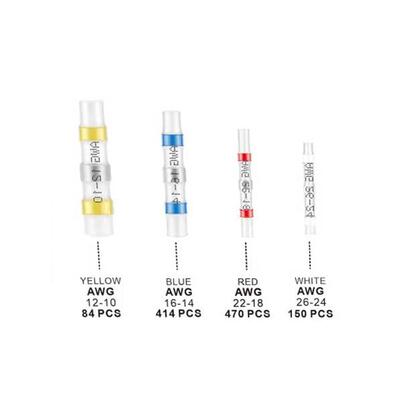 111PCS盒焊锡环热缩对接端子XPI8汽装车电子防水连器接套件