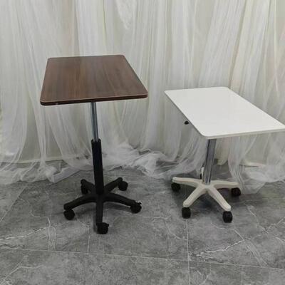 可升动降桌办公工作台37418子底座带滑轮网红推拉桌懒人小边几移