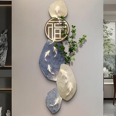 中式柿子灯玄关装饰画入户意门寓好福字发光画走HS-10250廊过道抽