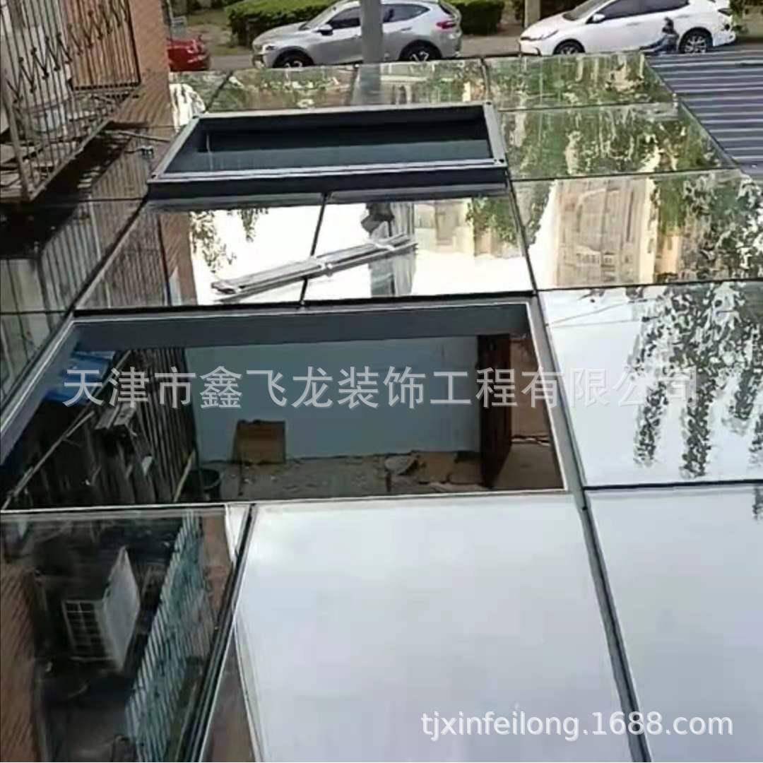 本公司玻提供钢结构玻璃房阳光房夹胶W中空LO-E夹化角无品牌/钢璃