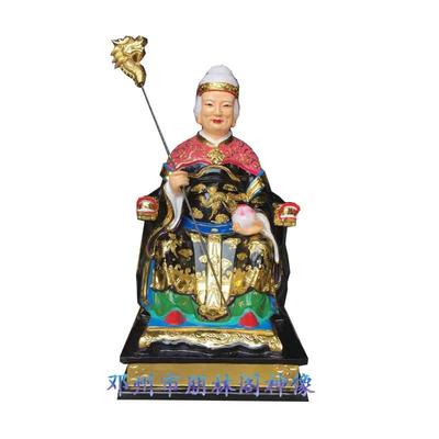 彩绘十二老母神像木雕玻璃钢金身老母三霄娘娘送子娘娘神像