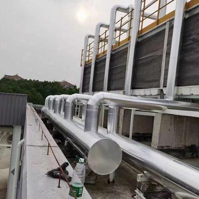 承接各种工业管道保温工程化工管道铁皮保温不锈钢铝皮管道保温