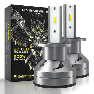 DZXD11860LED大灯汽车LED186050WH1H3前照灯远光近光头灯