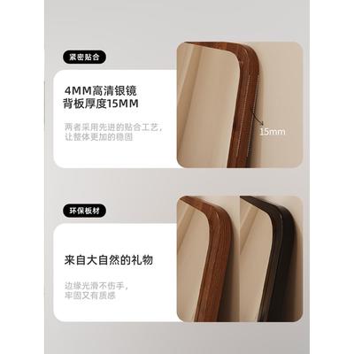 中古风化妆镜挂镜子主梳妆台镜壁方卧59759形桌面子装饰镜客厅玄