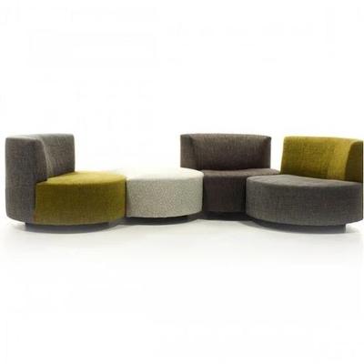 创意现代单沙发工RHF作人室接待大前厅酒店台自由合拼接异形组沙