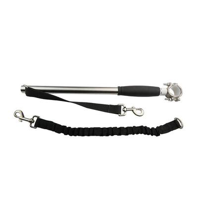 可挂自行车的宠物29386品引绳宠引物用不锈钢牵器自行车遛狗牵牵