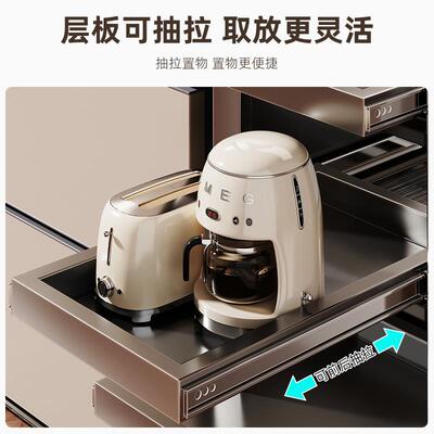 缝收夹纳柜隙窄边置物窄架厨房冰箱侧缝面抽拉柜NLO超极缝收纳柜