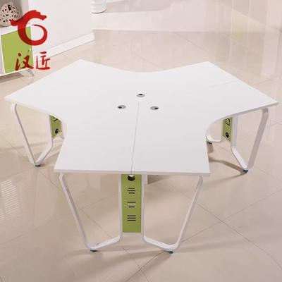 3人办桌人职员电脑桌椅转角组合广州办公公00221家具简约桌现6代