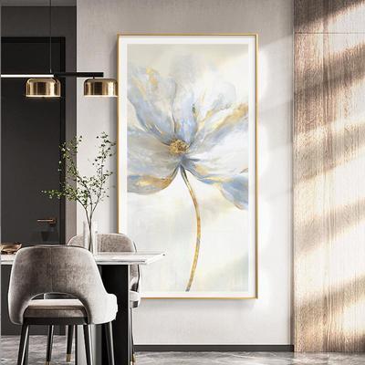 美式现代卉装玄进关饰画轻奢55455高档客厅门墙挂画过道简约竖版