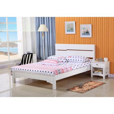 双人床室卧家具EBX代简约板式床1.5现/1.8米R80123环-保家具实木