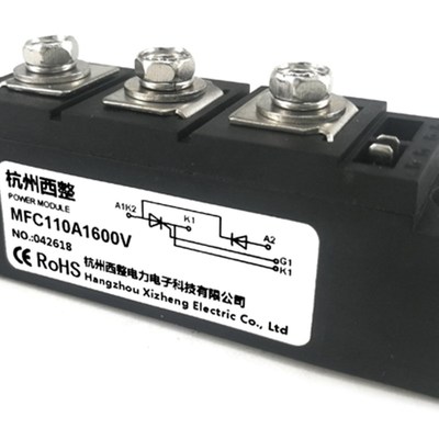 110A晶闸管可控硅200模块MFC160A1600V MFC160-16半控模块MFC160A