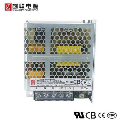 35W创联电源明纬LRS-35W5V12V24V36V超薄CCC CB UL认证开关电源