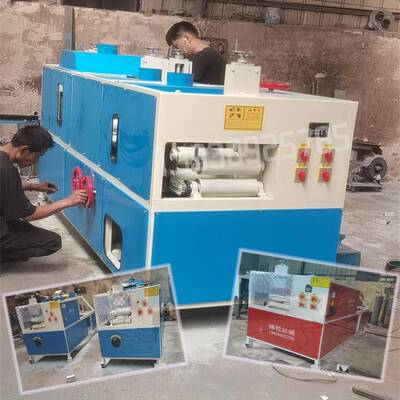 丁博牌碳化木一体机多功能碳化拉丝打磨抛光木纹清理设备热销