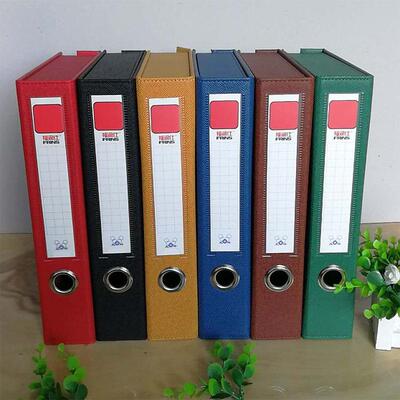 商务办皮革文件FR-LFBA4公盒件资料收纳盒塑料案档盒文文件夹资料