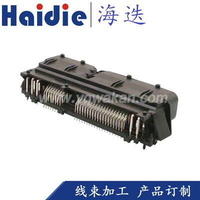 1241434-1黑色连接器122针汽车插件线束插头