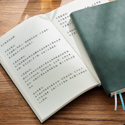 A5方格纸网格本笔记本子格子超厚复古记录大学生画画手绘像素加厚