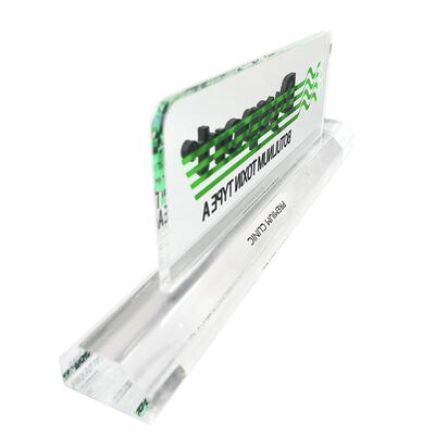 高透亚克g力签桌面牌定制企业公司名标识牌lo立o标广29告牌台签桌