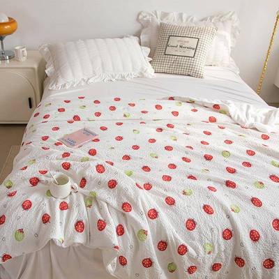 泡单泡薄纱夏被可被水洗被四季55200被子双人被春秋薄芯儿童学生