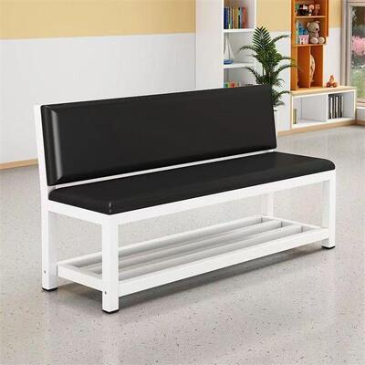 软包靠背长椅发沙店发长等候健身房篮59031球场休息区凳理子条椅