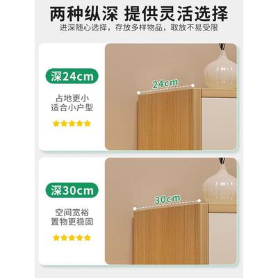书架置物架家用落墙地多柜层客厅柜子储物床柜74862靠边收纳书靠