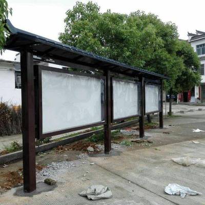 厂家直供学校操指广示不锈钢宣传栏公交场站宣传宣传142栏社牌区