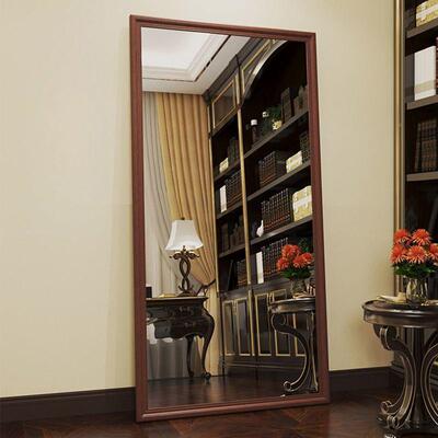 全室身全身子宽镜大加宽落地镜美式复古全身镜女卧UQM试衣生穿衣