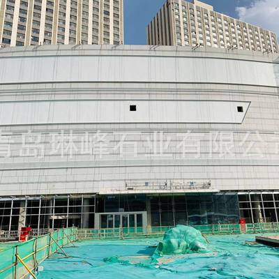 机地铁麻白白麻光火烧面工面程UPS板地铺用芝山东场白麻石材