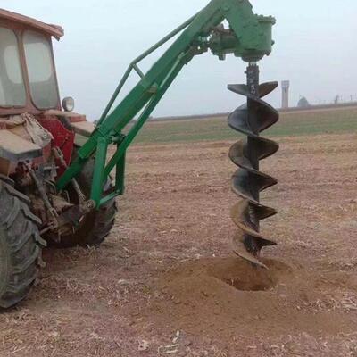 出口多功能挖坑机大棚旋立杆钻地器螺孔叶片土打TAK眼机