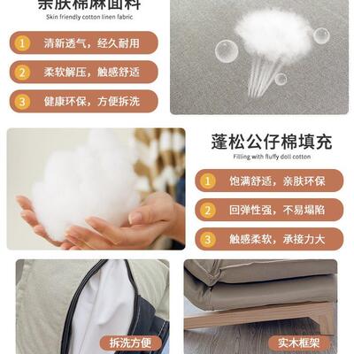 懒人沙发日台式躺椅米家用闲阳休小户型榻榻卧室单人XSQ躺卧折叠
