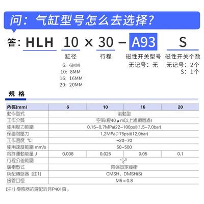 台厂家直供精密滑轨侧导滑无品牌/气缸LH轨6H/10/16/20*5X10X15X2