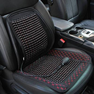 夏季木CBI珠办腰垫靠枕室货车靠背垫公透气汽护腰靠垫坐垫一体腰