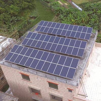 屋顶日发166317°工家用商业太阳发电光伏并网系能统202V380V三件